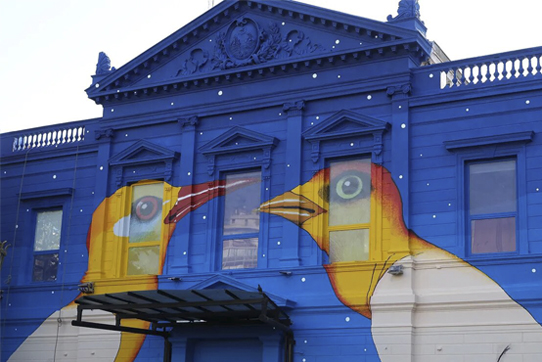 Fachadas del Centro Cultural Recoleta | Pinturas y negocios