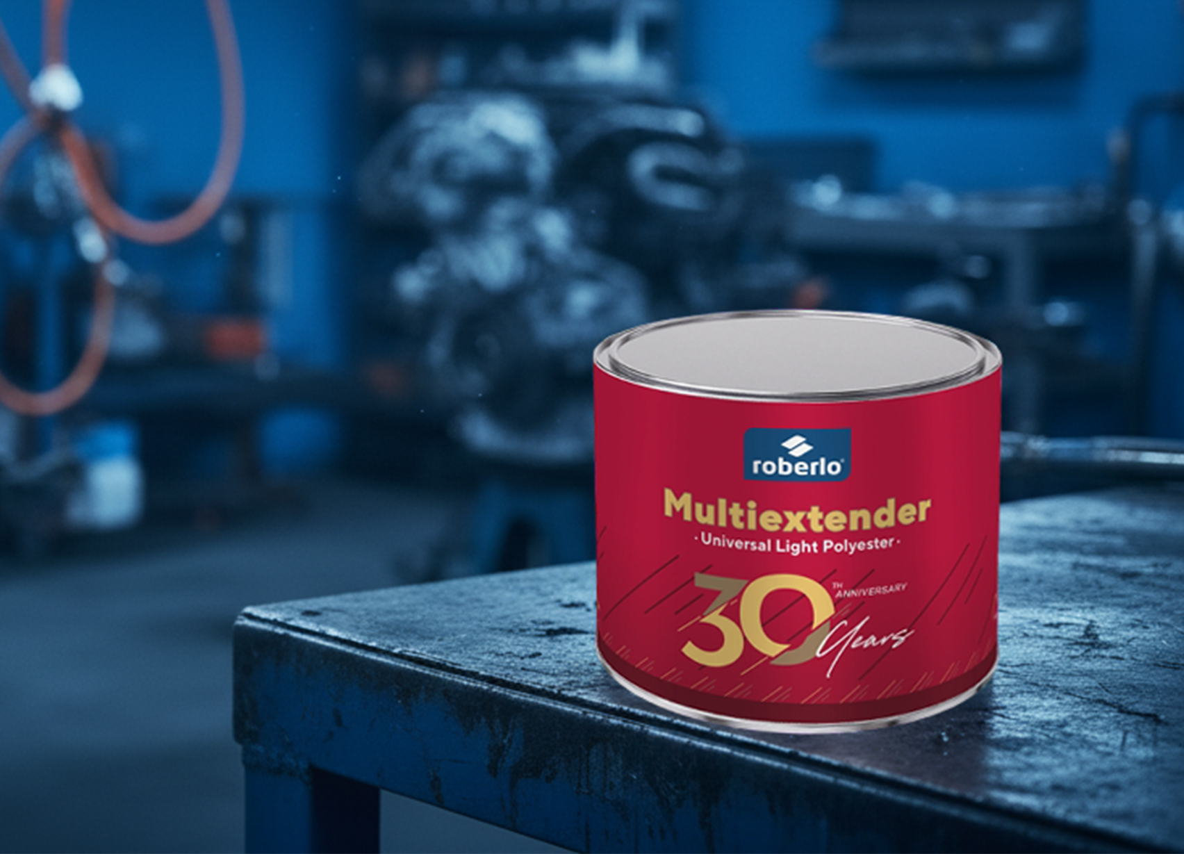 Roberlo celebra 30 años de Multiextender, la masilla líder en talleres ...
